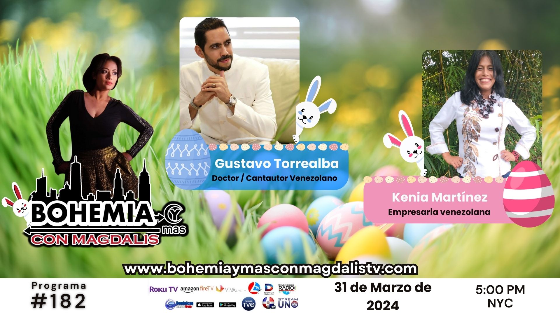 PROGRAMA 180 BOHEMIA Y MÁS CON MAGDALIS – Bohemia y mas con Magdalis TV